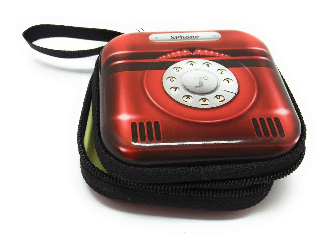 Shiani Retro Telephone Rectangular Storage Box ABS Keychain and Keyring ...