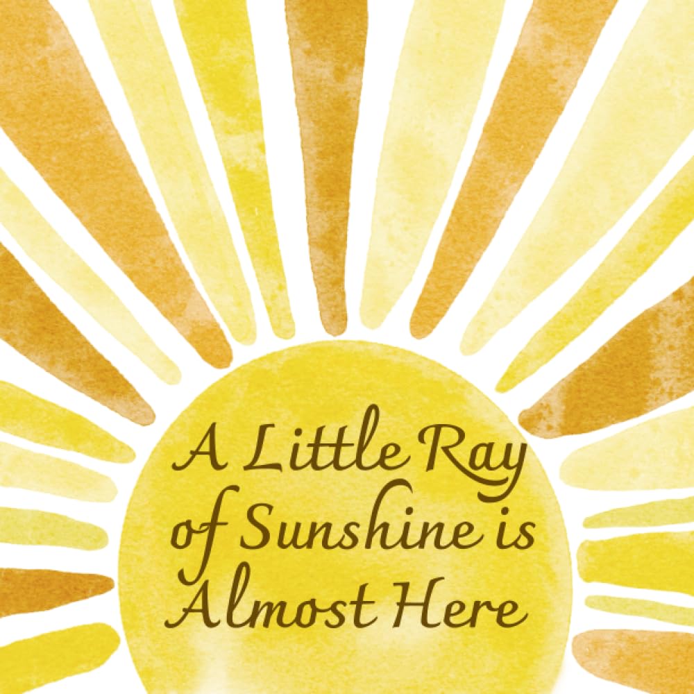 A Little Ray Of Sunshine Is On The Way: Baby Shower Guest Book Yellow ...