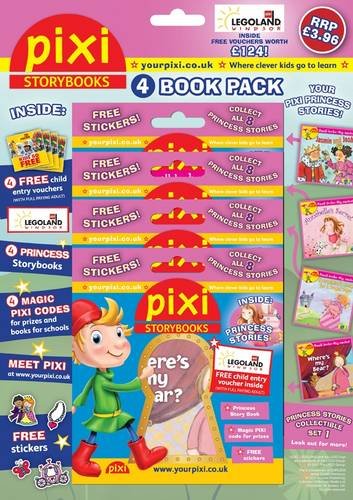 Pixi Storybooks: Princess Pack: 4 Mini Pixi Books with Stickers ...