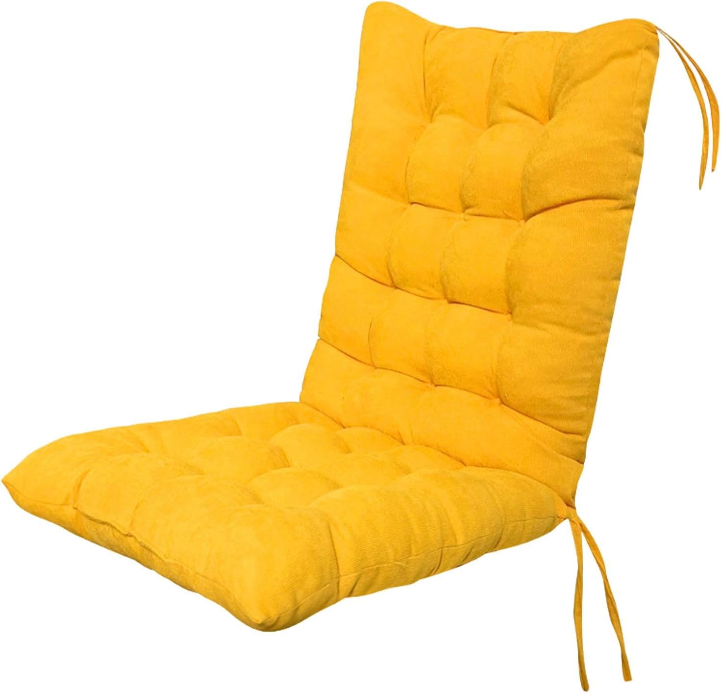 ZLHETWT Coussin de chaise de terrasse à dossier haut antidérapant, doux ...
