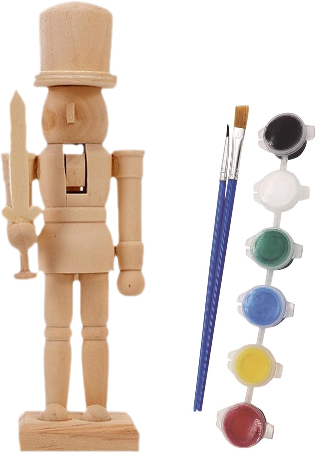 Paint Your Own Christmas Nutcracker Set - Paintable Nutcracker Figurer ...