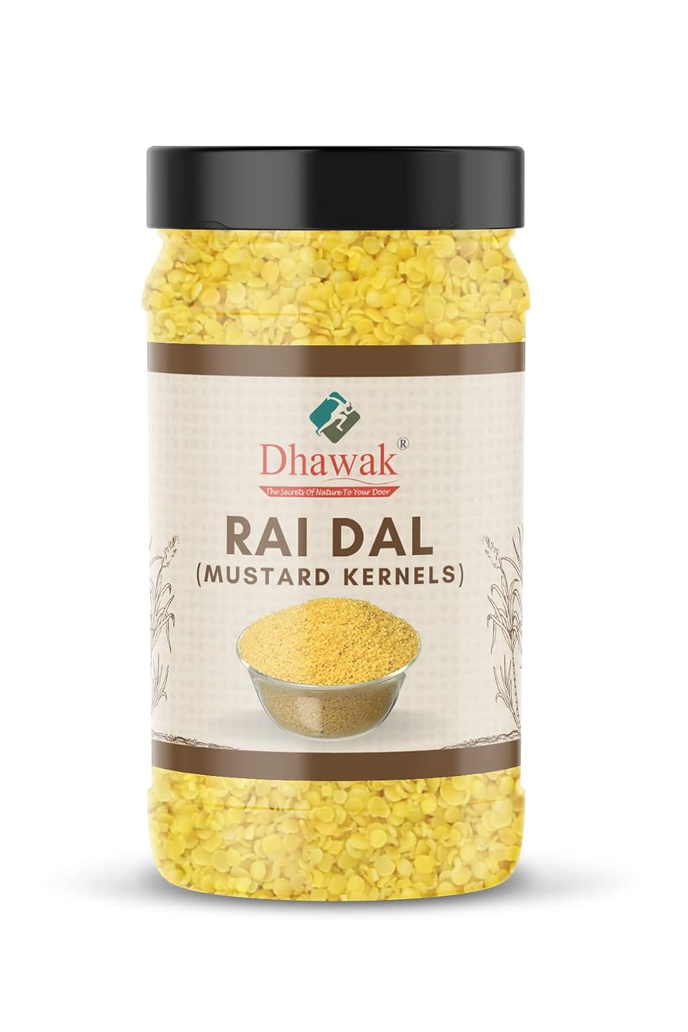 Dhawak Split Kernels of Mustard | Rai Dal for Pickle| 400 Gms [Jar Pack ...