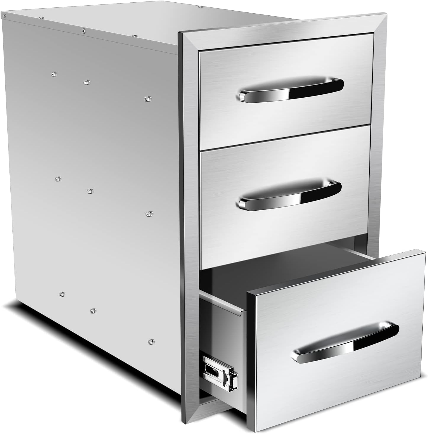 Amazon.com : Outdoor Kitchen Drawers 14" W x 21" H x 21" D Built-in BBQ ...