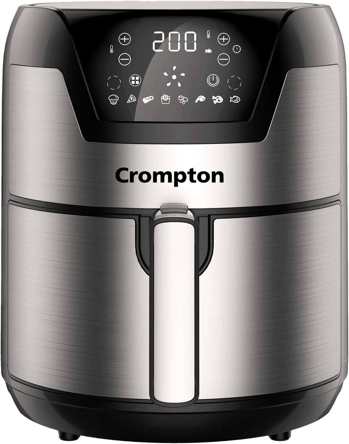 Crompton NourisPro DG 4.5 Ltr Digital Air Fryer with Quick Fry ...