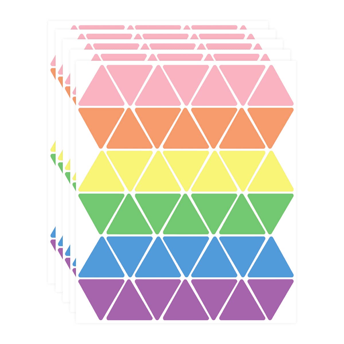 Amazon.com: Triangle Shape Color Coding Labels Stickers, 1 Inch ...