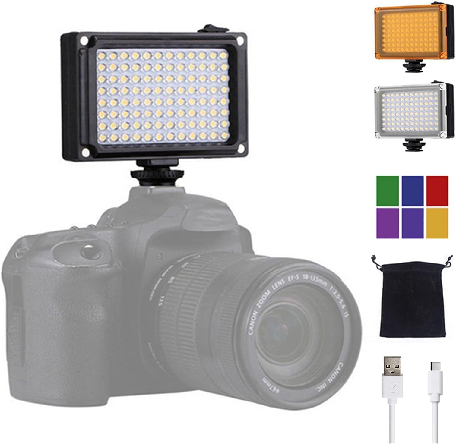 Neewer Dimmable Ultra High Power Panel Digital Camera / Camcorder Video ...