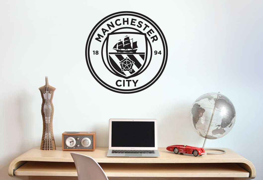Beautiful Game Manchester City Football Club Official One Colour Crest ...