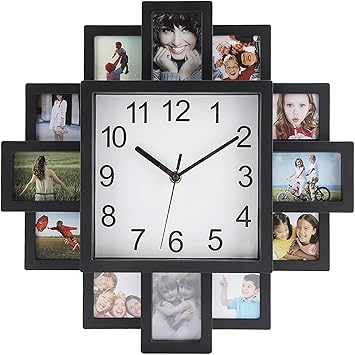 DIY Frame Clock,2 in 1 Wall Clock Photo Frame Clock DIY Wall Clock ...