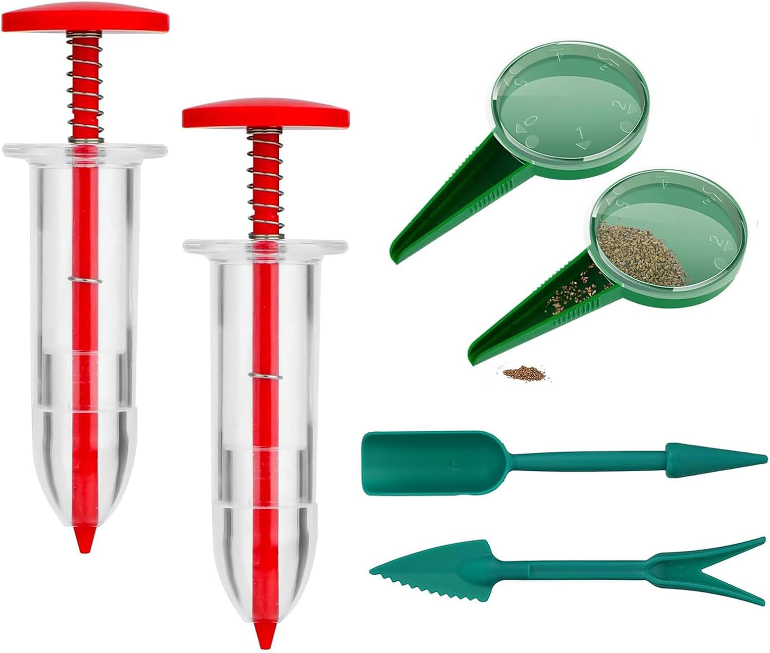 Amazon.com : lylqmy Mini Sowing Seeds Dispenser Set, Dial Type Seed ...