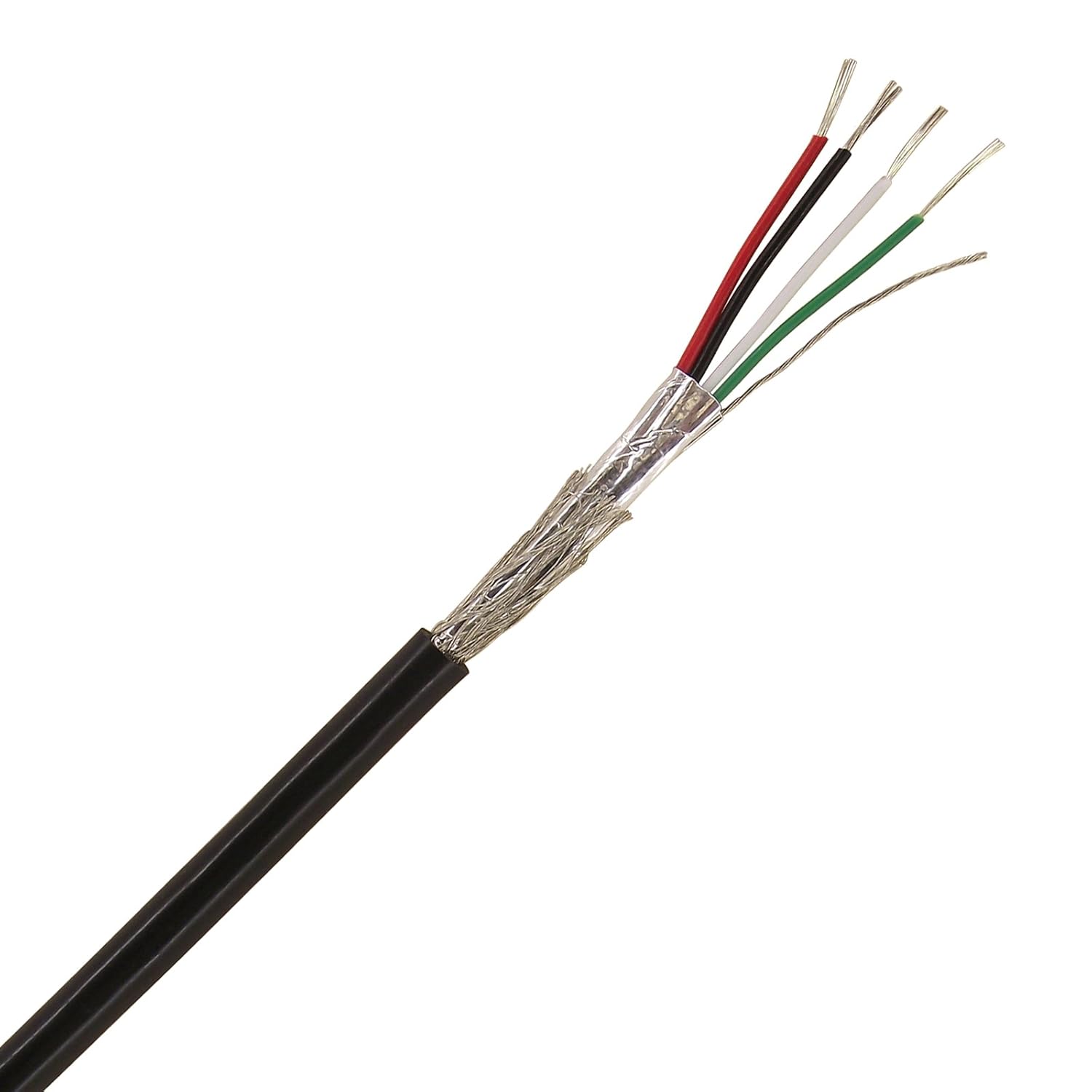 Shaxon USB Cable 2.0, 1 Pair ST-28 AWG, 2 Conductor ST-24 AWG w/ Drain ...