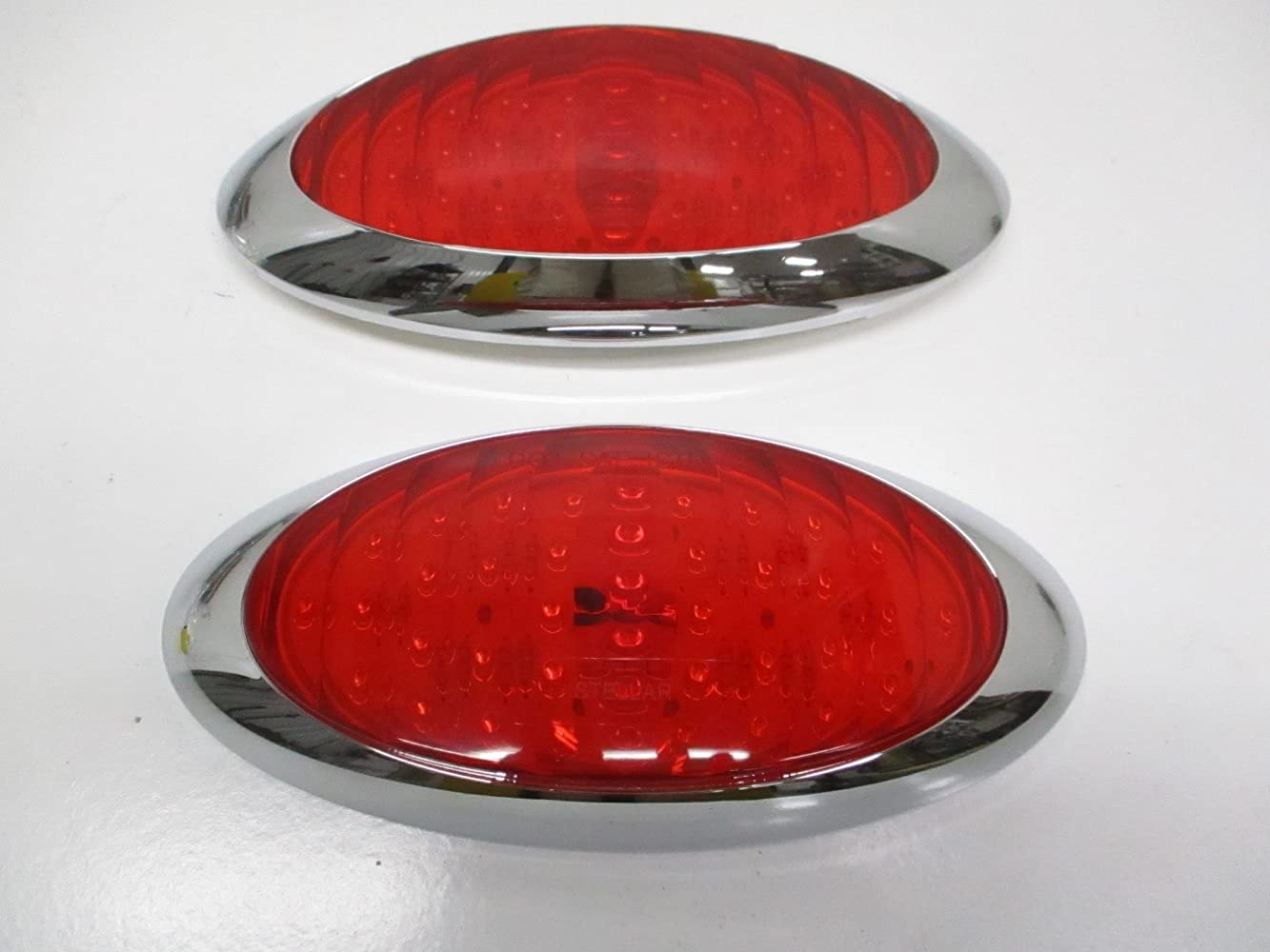 Amazon.com: 8" Bright Oval Red LED RV Camper Trailer Turn Brake Tail ...