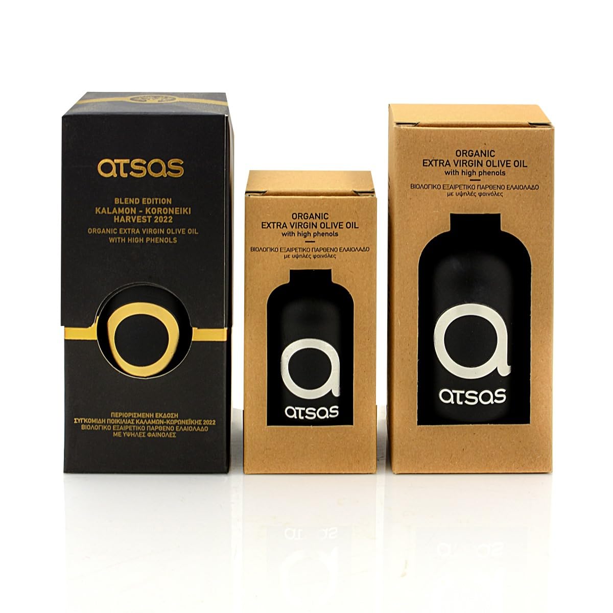 Amazon.com : ATSAS Organic Polyphenol Rich Olive Oil Extra Virgin ...