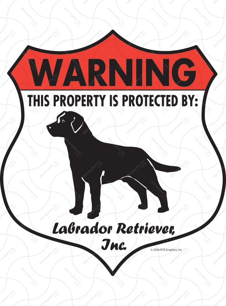 Amazon.com: Warning! Labrador Retriever - Property Patrolled Aluminum ...