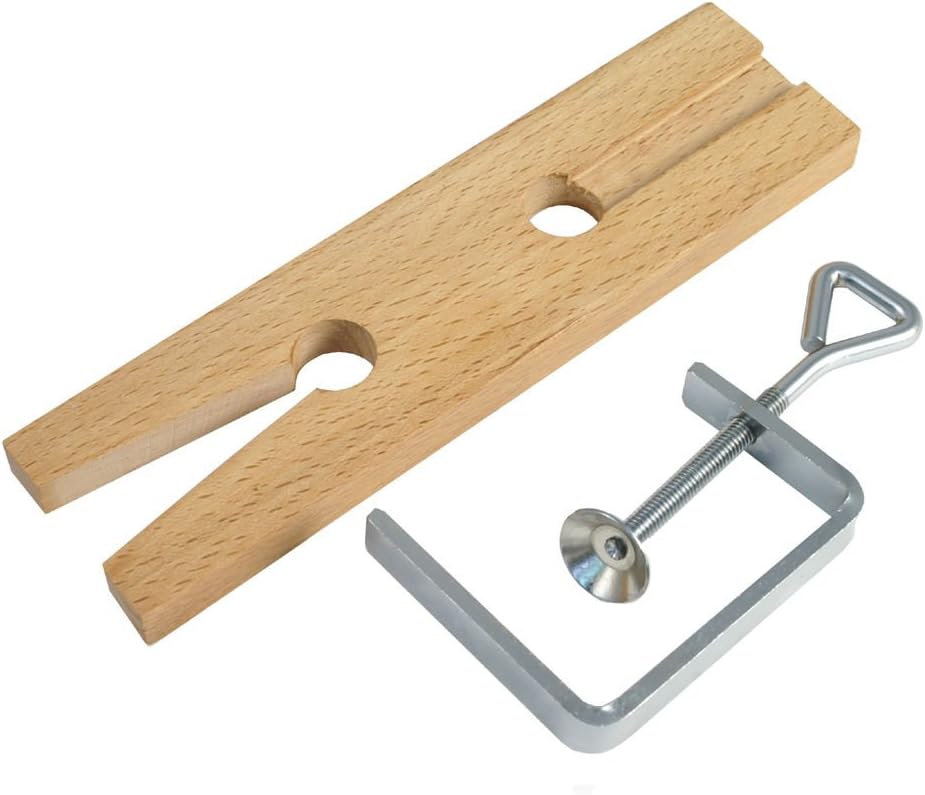 Proops Hardwood Bench Pin & Clamp Jewellers V Slot Tool. (J1224) Free ...
