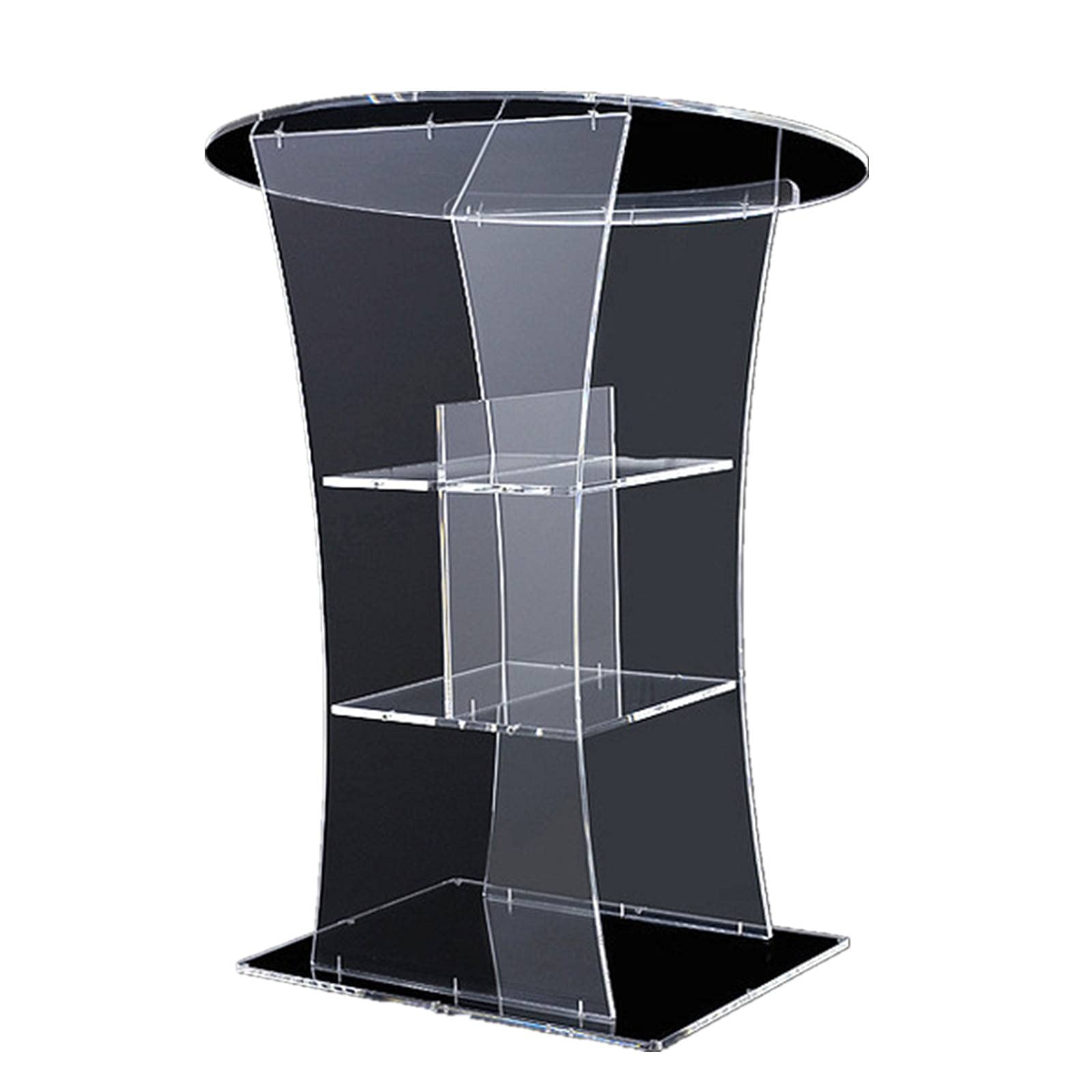 Buy Zjcpow Podium Clear Rostrum Led Bar Speaker Pulpit Podium Table ...
