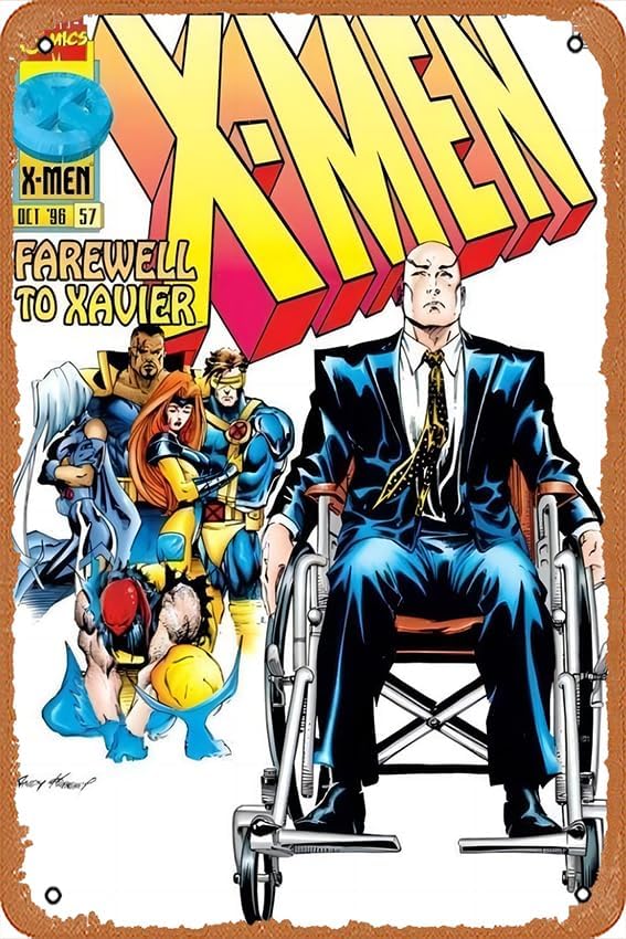 Amazon.com: Vintage Tin Signs X-Men 90's Issue 57 Comic Book Farewell ...