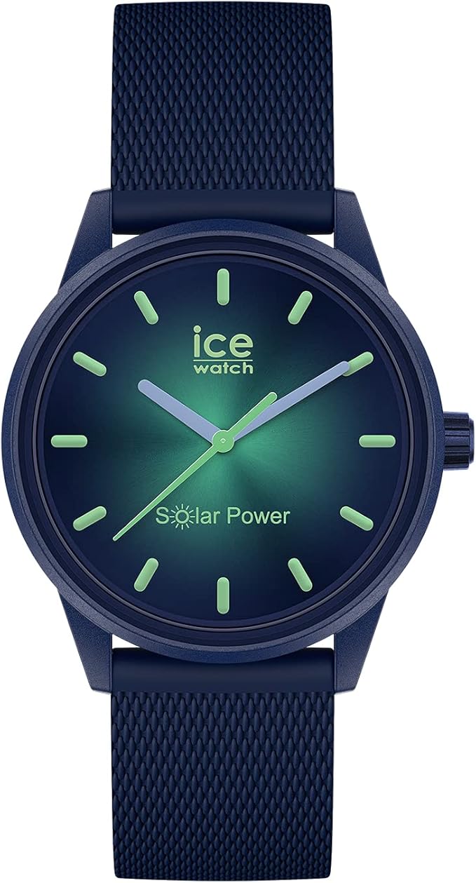 Ice-Watch - ICE solar power Borealis - Blaue Herrenuhr mit ...