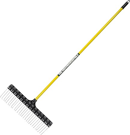 Amazon.com : THE GROUNDSKEEPER II Rake 55-inch Lightweight Fiberglass ...