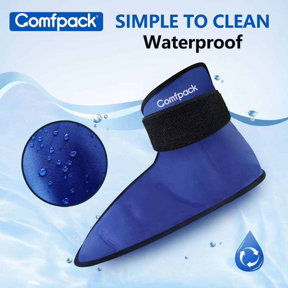 Snapklik.com : Comfpack Foot Ice Pack Wrap For Plantar Fasciitis Hot ...