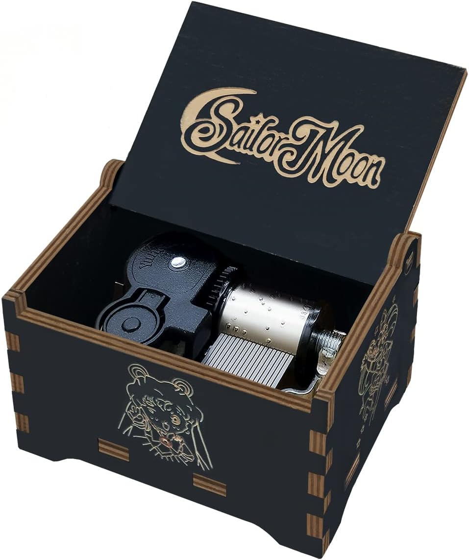 Sailor Moon Music Box, Anime Collection, 18 Note Mechanism Antique ...