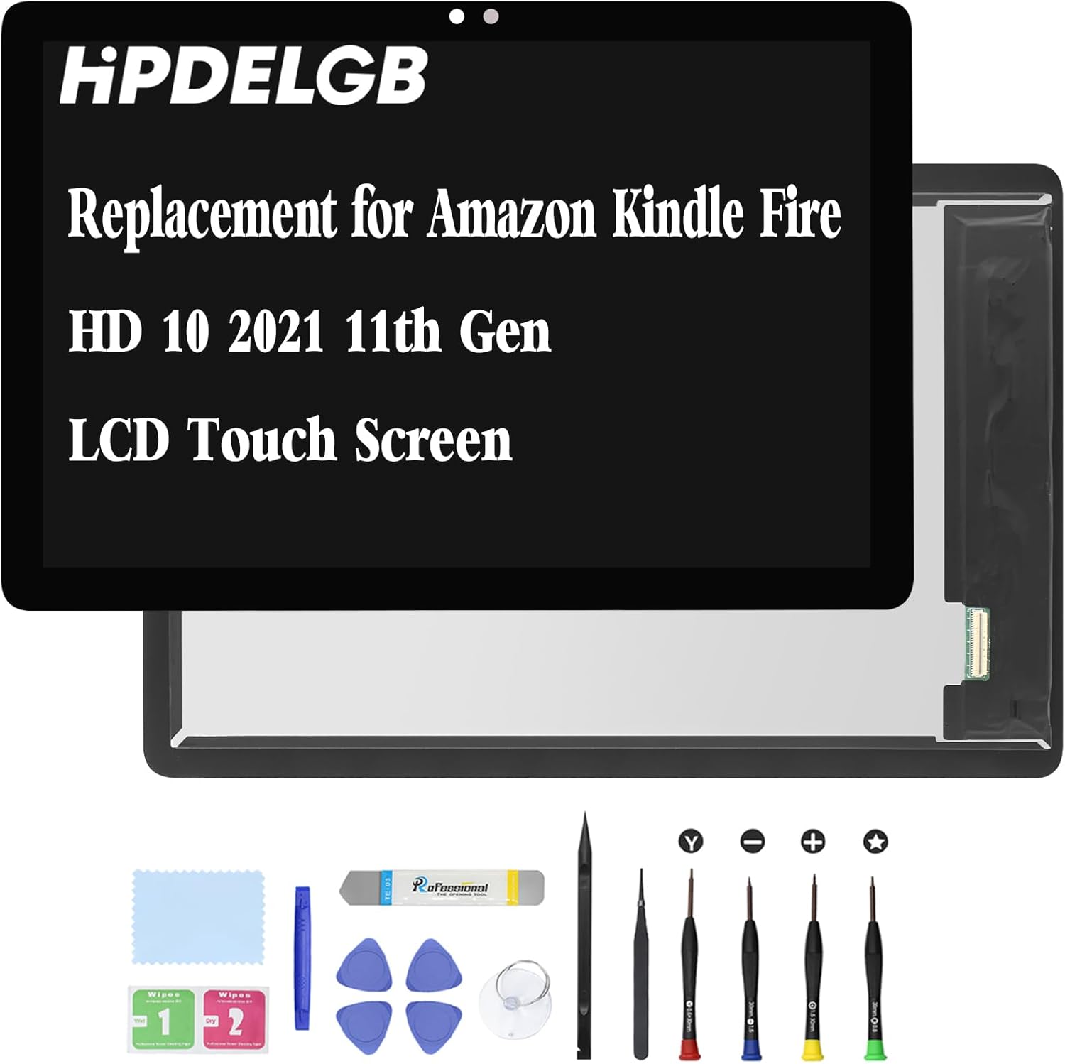 Amazon.com: HPDELGB Replacement for Amazon Kindle Fire HD 10 2021 11th ...