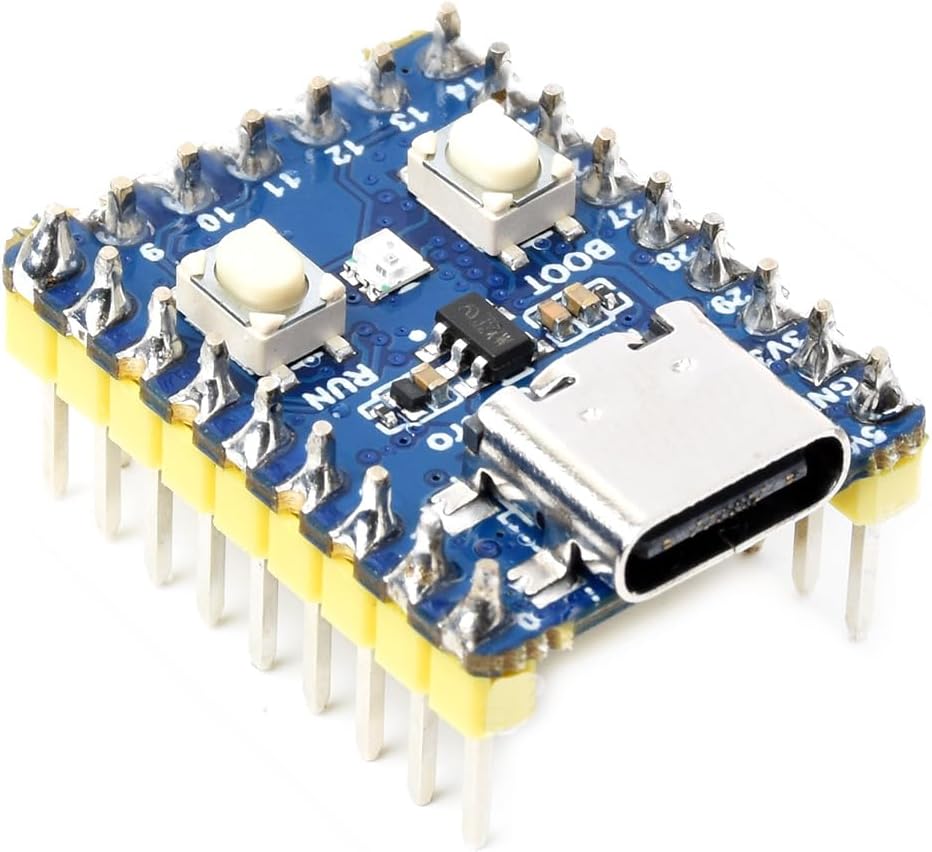 Amazon.com: Waveshare RP2350-Zero Mini Development Board, Raspberry Pi ...