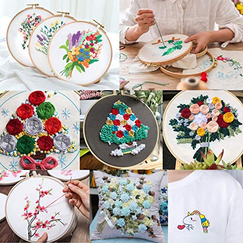 Embroidery Starter Kit, Full Range of Cross Stitch Tool for Beginners ...