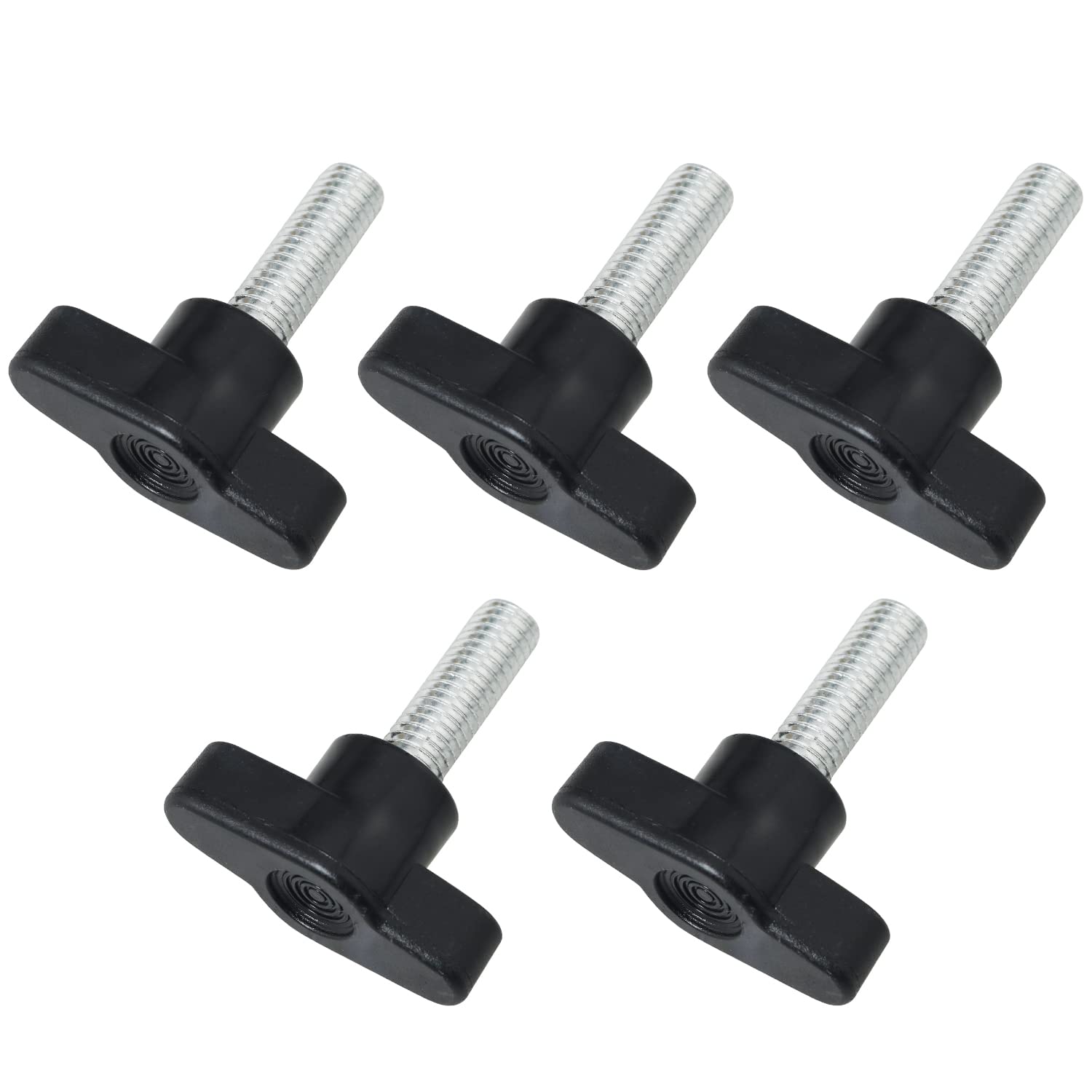 Amazon.com: FMHXG M8 x 25mm T Handle 5PCS 8mm x 25mm Male Thread Black ...