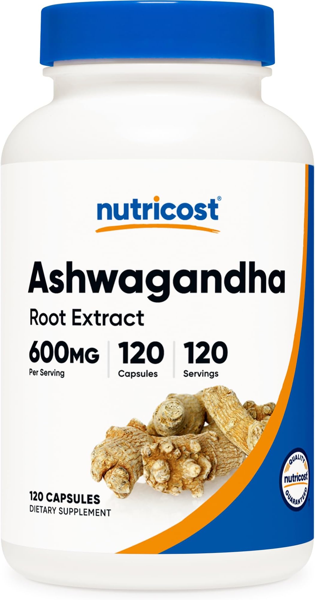 Amazon.com: Nutricost Ashwagandha Herbal Supplement 600mg, 120 Capsules ...