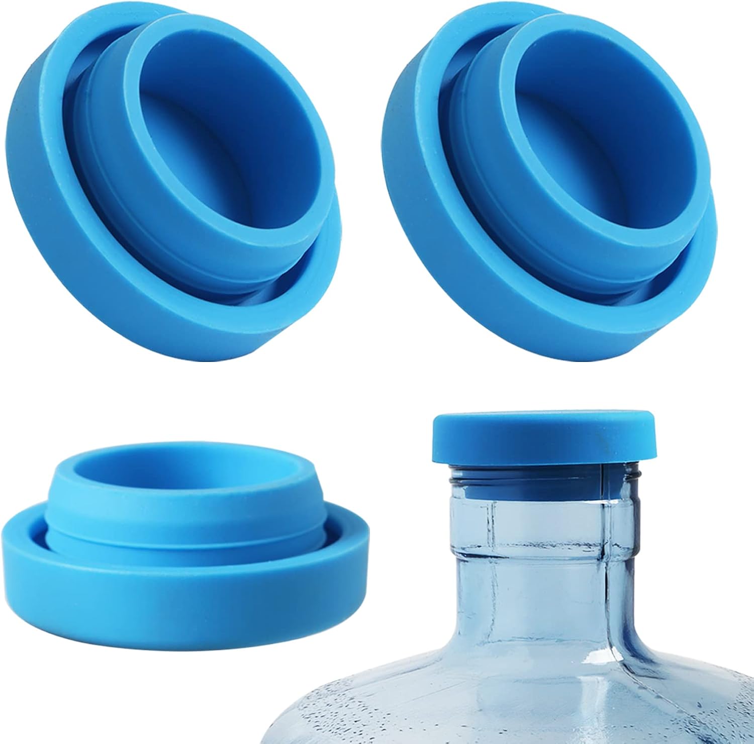 Amazon.com: Anjmd 3Pcs 5 Gallon Water Jug Caps Reusable Replacement Cap ...