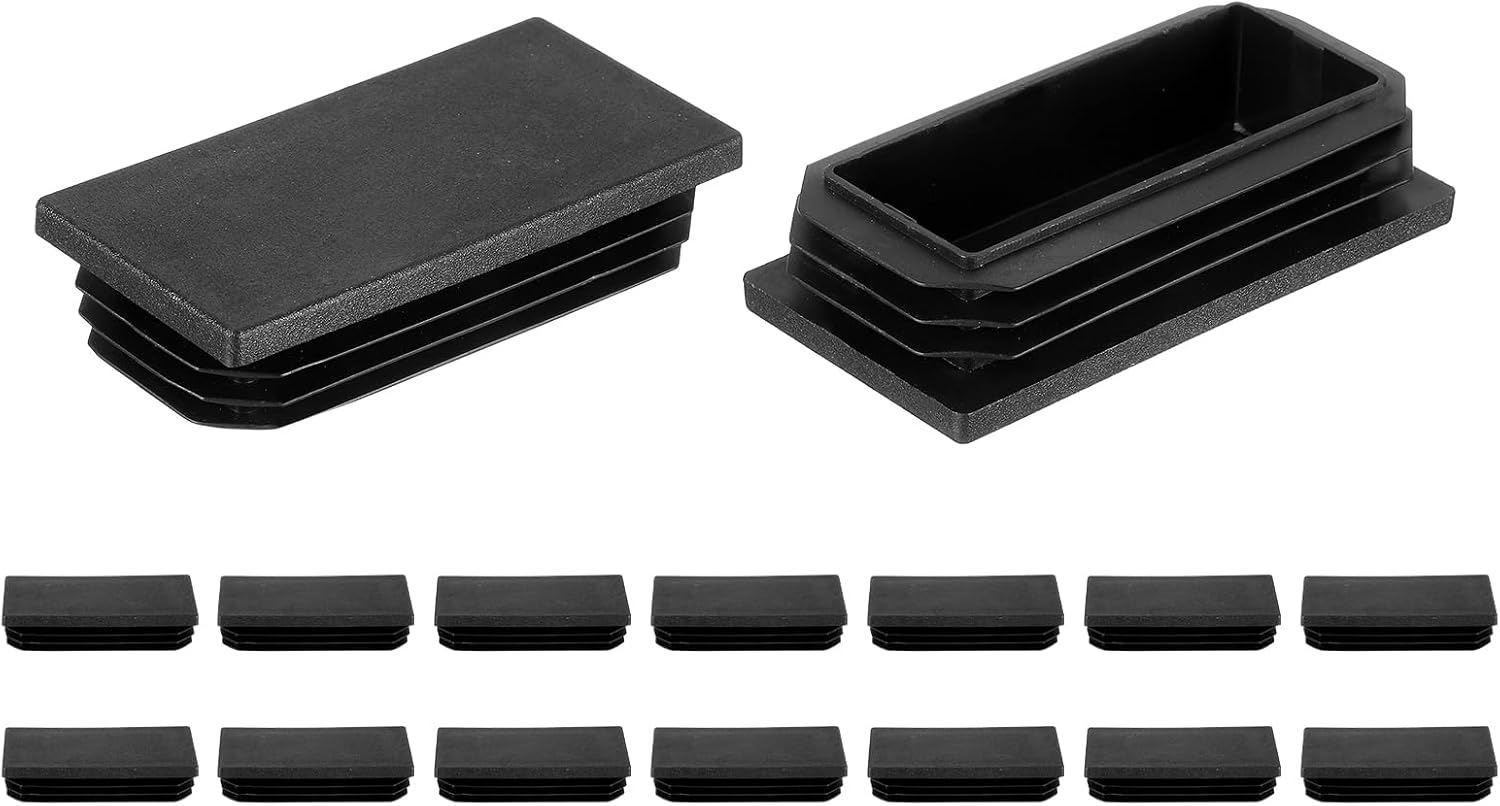 Amazon.com: uxcell 16 Pcs Rectangle Tubing End Caps 3 1/8 x 1 19/32 ...