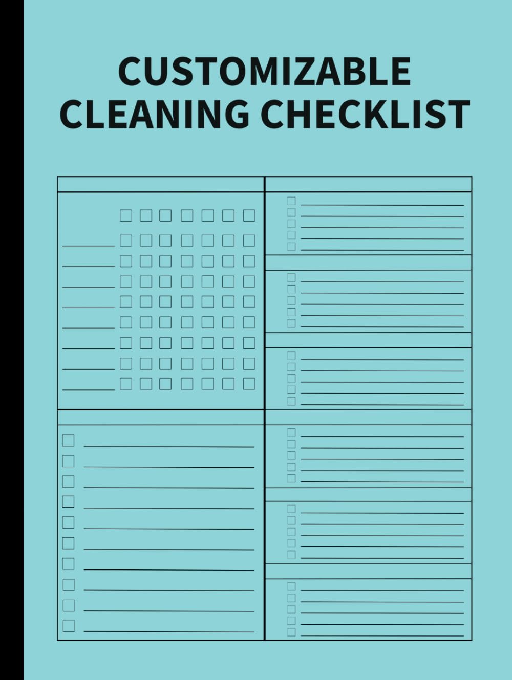 Customizable Cleaning Checklist: Versatile Planner with Daily, Weekly ...