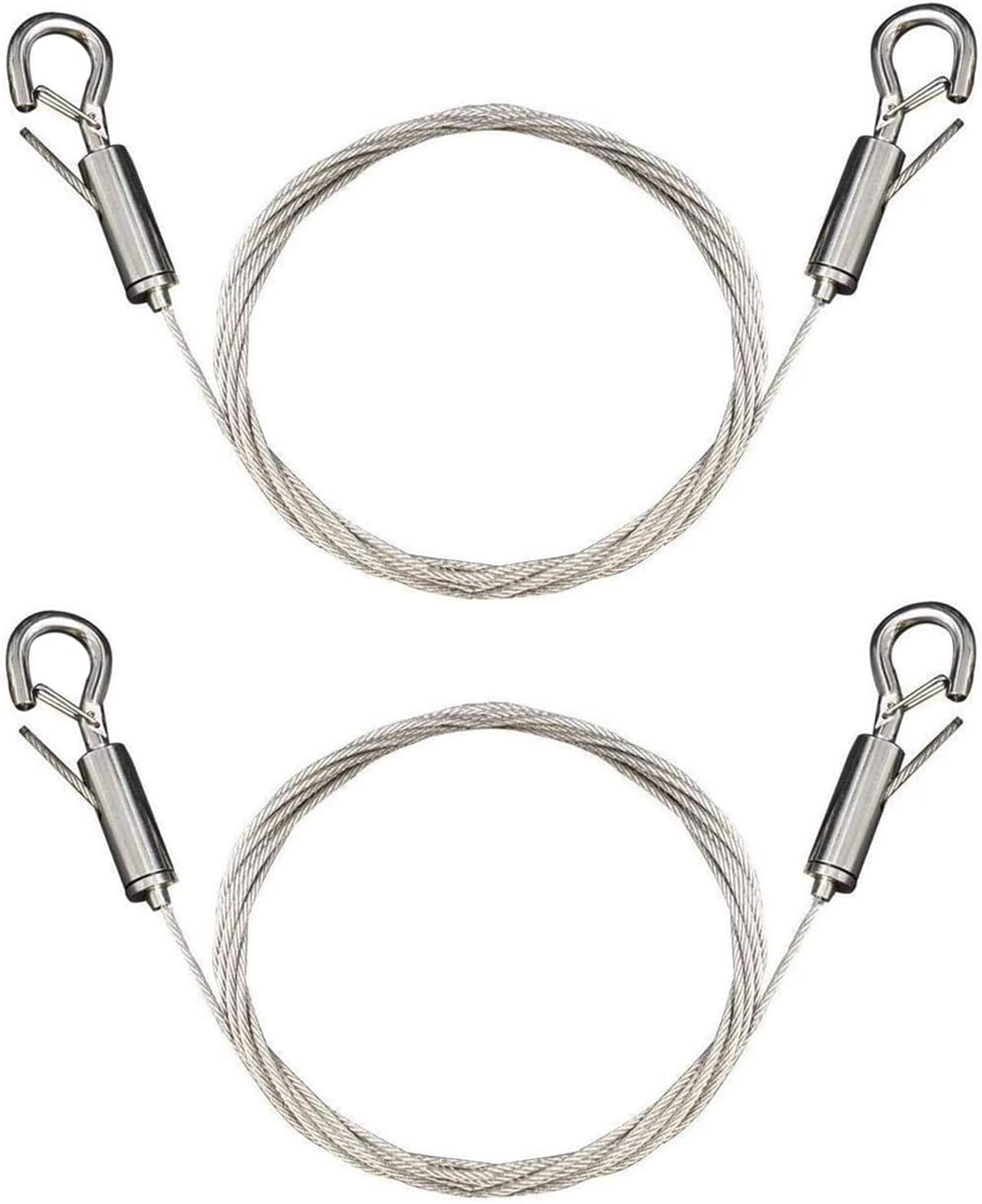 Chris.W 2Pack Art Gallery Ceiling Mount Picture Hanging System Kit with ...