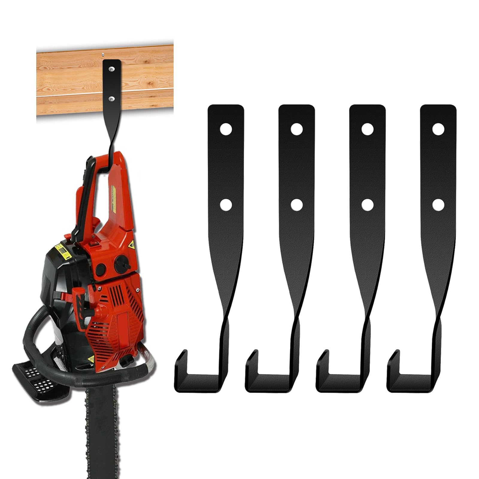 Amazon.com: 4Pcs Heavy Chainsaw wall Mount Holder,Chainsaw Holder ...
