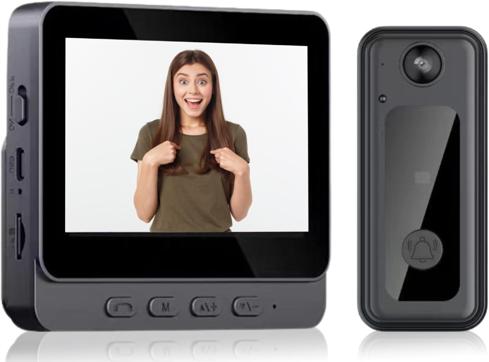 Amazon.com: Wireless Video Doorbell - Video Intercom System Smart WiFi ...