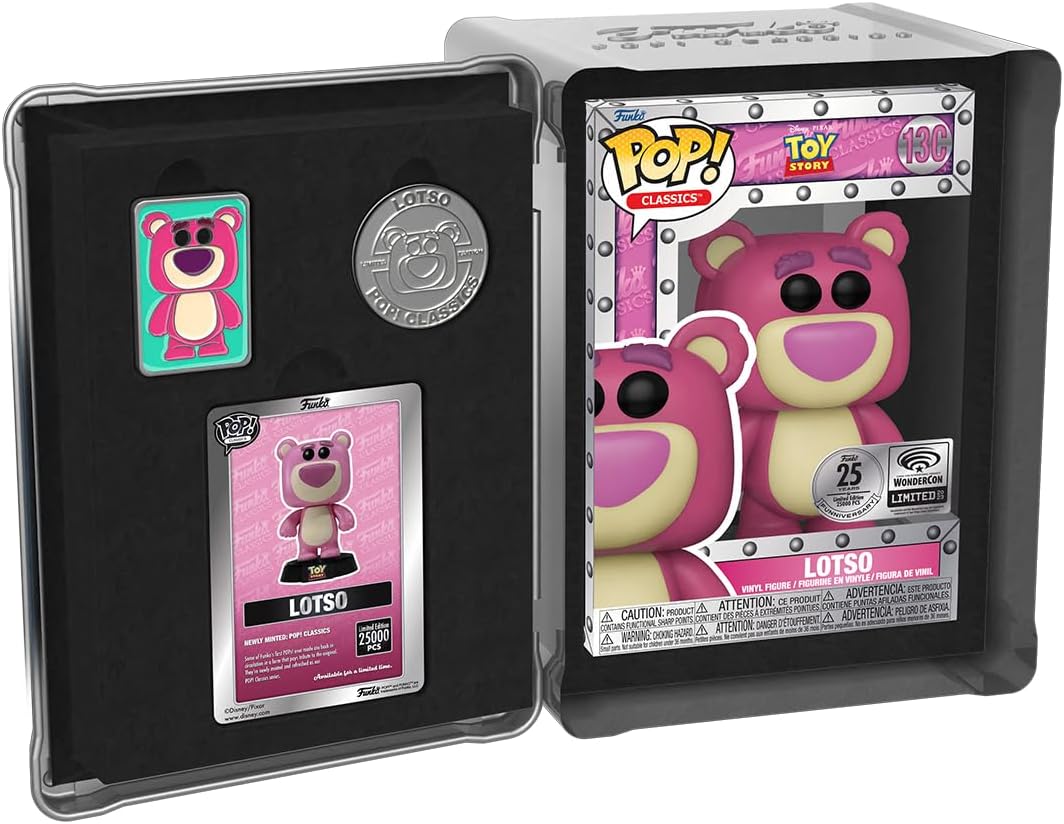Amazon.com: Funko Pixar Pop! Classics Lotso 25th Anniversary WonderCon ...