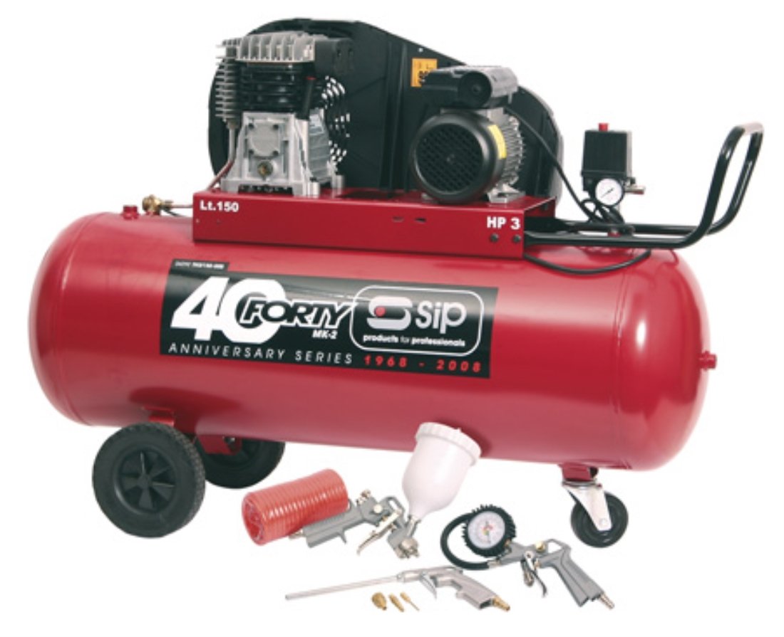 Sip 04292 3hp Forty 150 Srb Air Compressor 150 Litre | Desertcart EGYPT