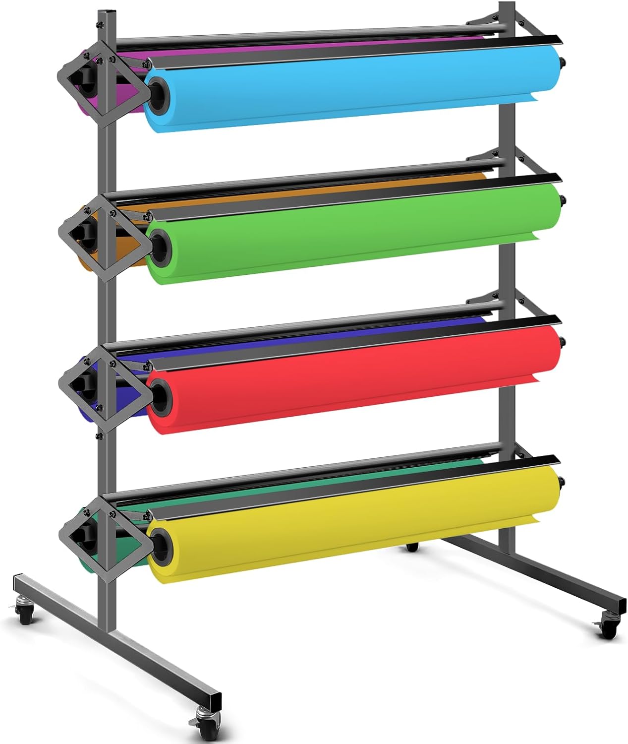 Amazon.com: Landhoow Large Paper Roll Holder Craft and Cutter Art Paper ...