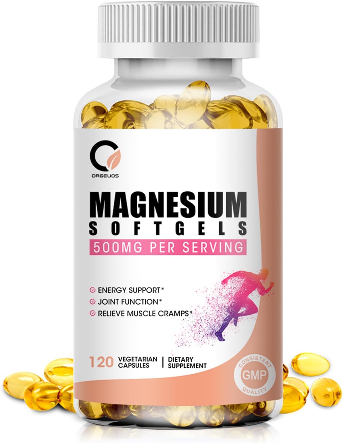Amazon.com: ORGEUOS Magnesium Glycinate 500mg Capsules, High Absorption ...