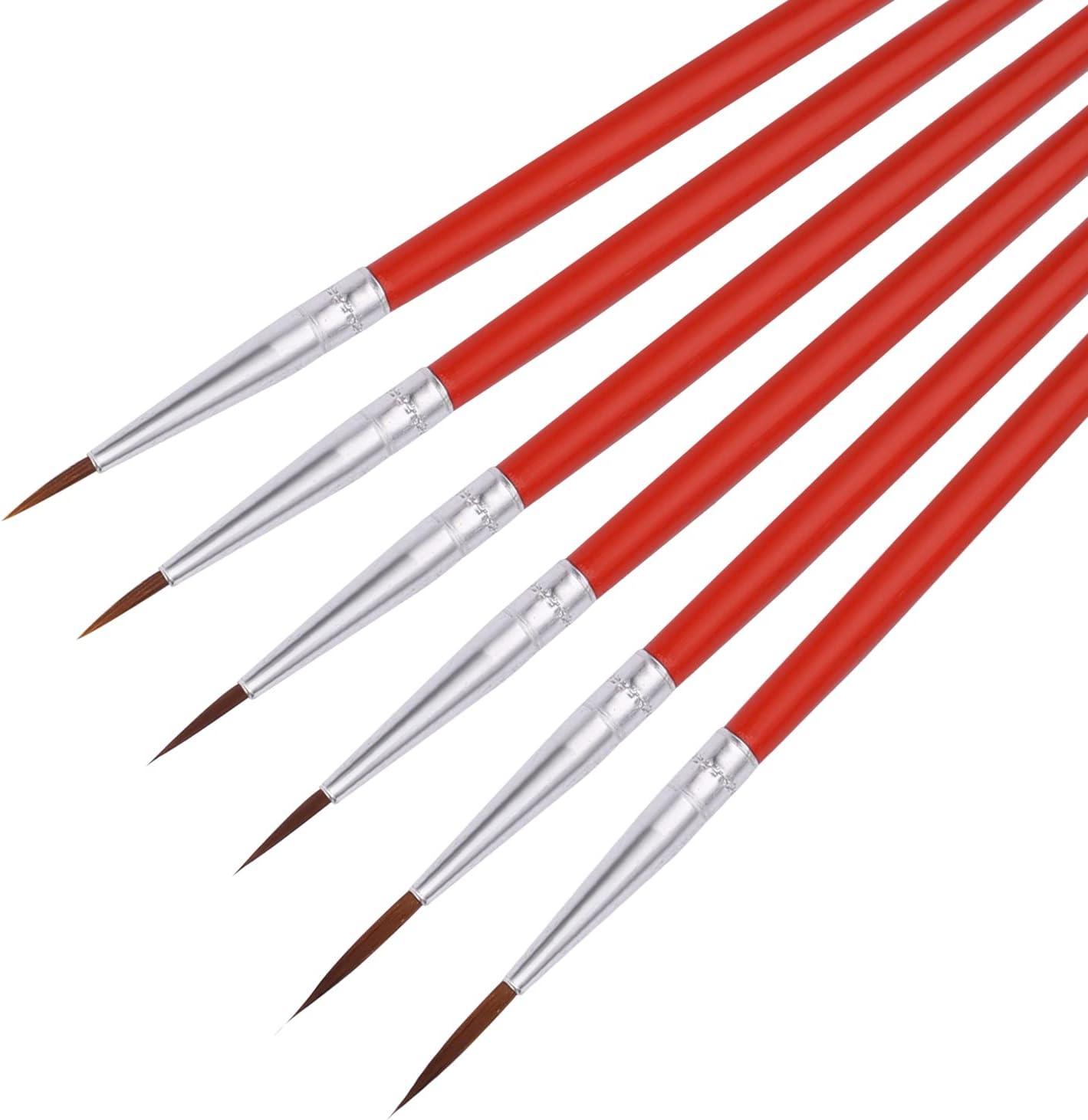 Fine Detail Paint Brush Set - (12 Piece Set) Miniature Brushes for ...