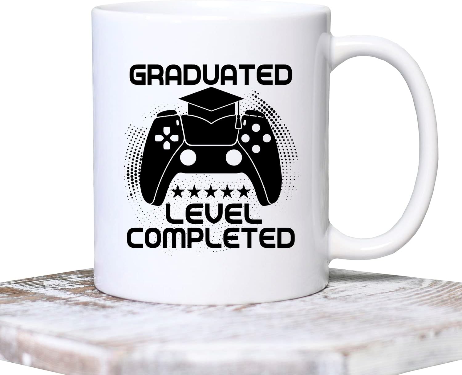 Amazon.com: Gamer Graduation Mug, Graduated Level Completed Coffee Mug ...