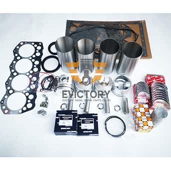 Amazon.com: for Caterpillar Engine Piston CAT C3.4 Overhaul Rebuild kit ...