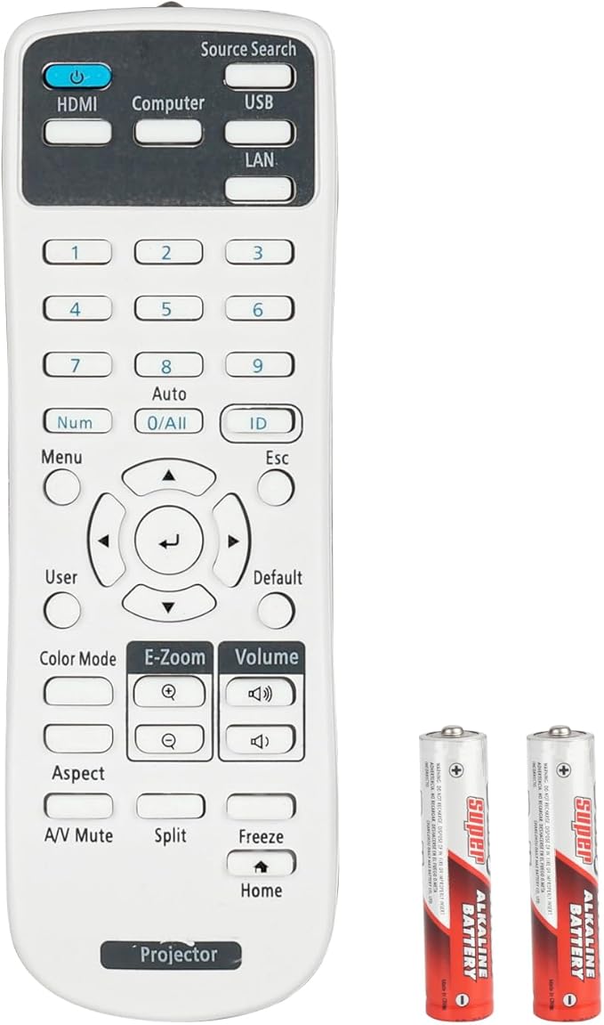Amazon.com: 219863500 Remote Control Compatible with Epson Projector ...