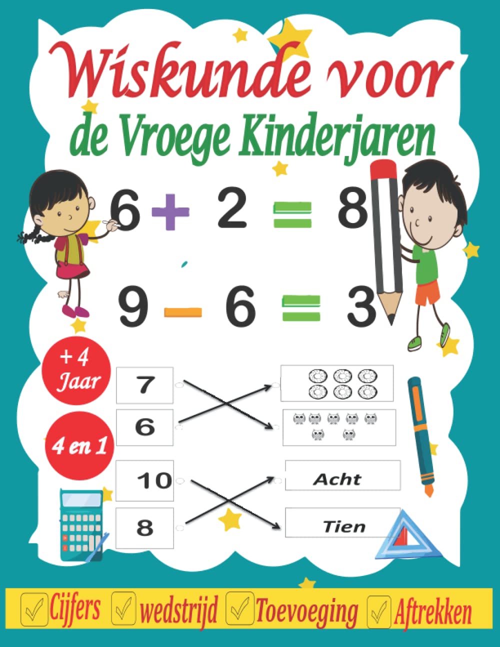 Buy Wiskunde Voor de Vroege Kinderjaren: Leer de getallen van 0 tot 10 ...