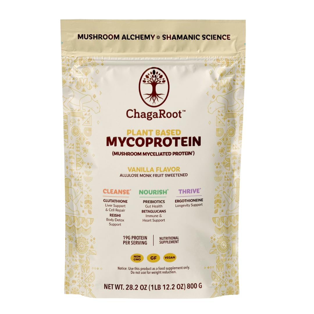 Amazon.com: ChagaRoot Mycoprotein Vanilla - Mushroom Myceliated Protein ...