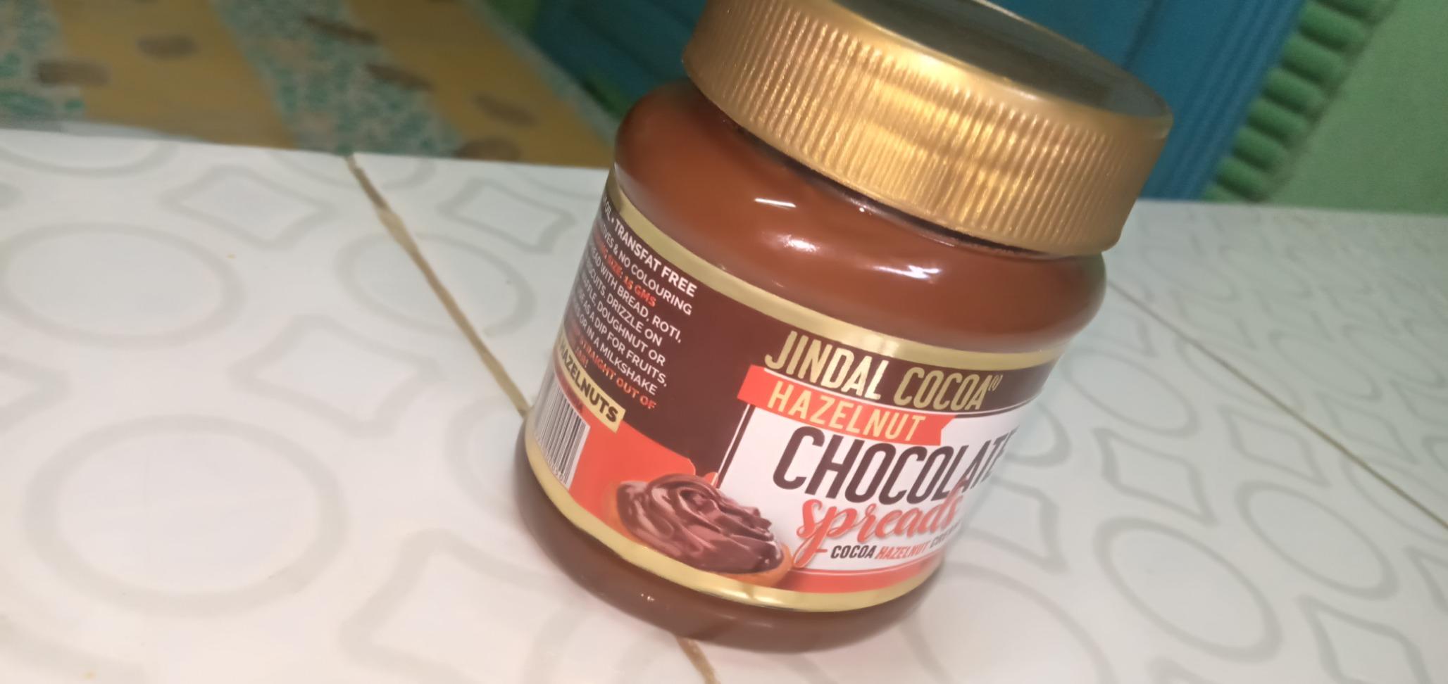 JINDAL COCOA Hazelnut Chocolate Spread 160 Gm | No Palm Oil | 15% ...
