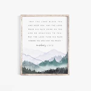 Amazon.com: May The Lord Bless You And Keep You, Numbers 6:24-26 ...