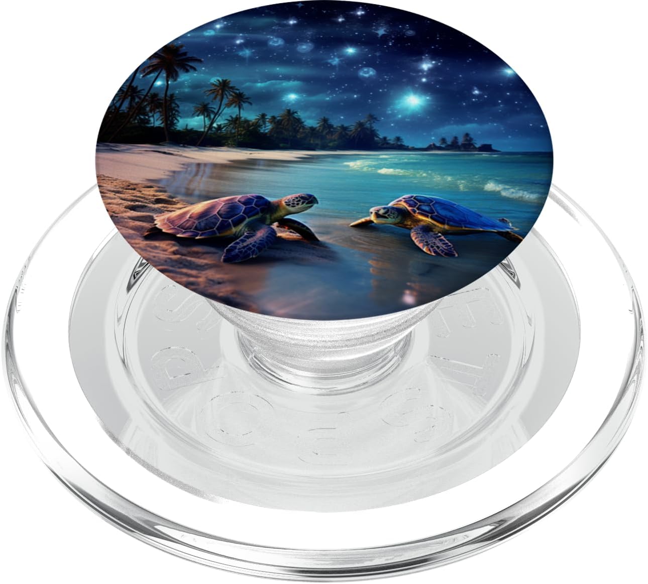Amazon.com: Green Sea Turtle Relaxing Watercolor PopSockets PopGrip for ...