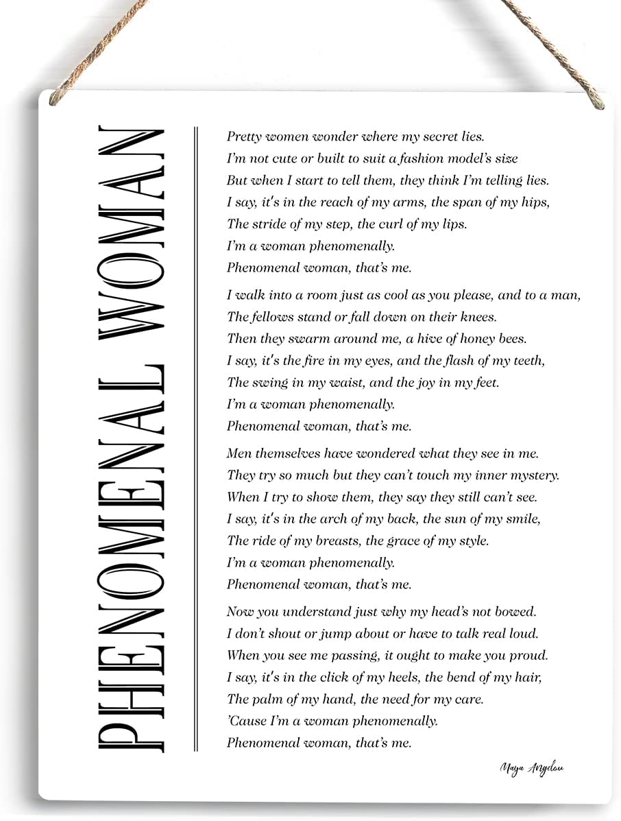 Amazon.com: YCYD Inspirational Minimalist Decor Wall Art Phenomenal ...