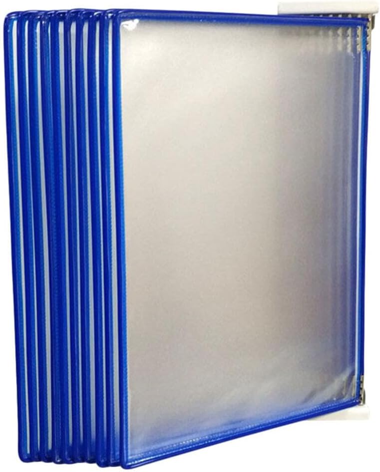 NUOBESTY Wall Mounted File Folder Storage Shelves Plastic Paper Display ...